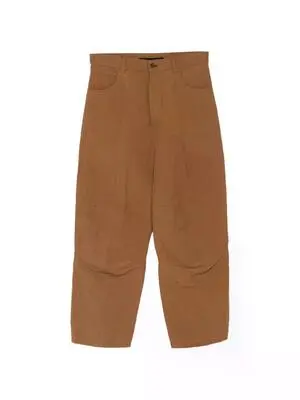 FORME D'EXPRESSION Skewed Five-pocket Trousers - Brown