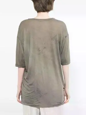 CHIAHUNG SU Hand-dyed Relaxed-fit T-shirt
