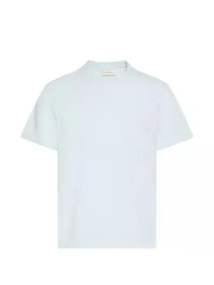 Calvin Klein Logo-embossed Crew-neck T-shirt - Blue
