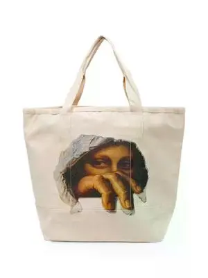 MELT Graphic Print Tote Bag - Neutrals