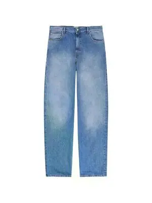 Calvin Klein Washed Effect Straight-leg Jeans - Blue