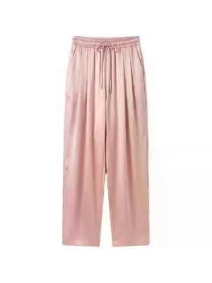 DANAMÉ Satin Finish Drawstring Trousers