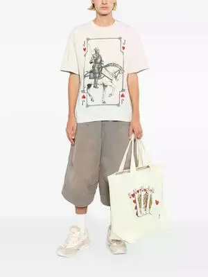 MELT Playing Card Print Tote Bag - Neutrals