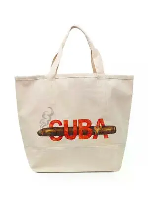MELT Graphic-print Tote Bag - Neutrals