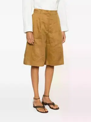 Max Mara Pleated Shorts