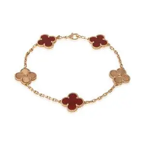 Van Cleef & Arpels Rose Gold Carnelian Vintage Bracelet - Rose_gold