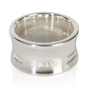 Tiffany & Co. Sterling Silver Wide 1837 Ring - Sterling_silver