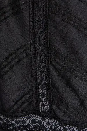 Zimmermann Lacepaneled Cotton Midi Dress
