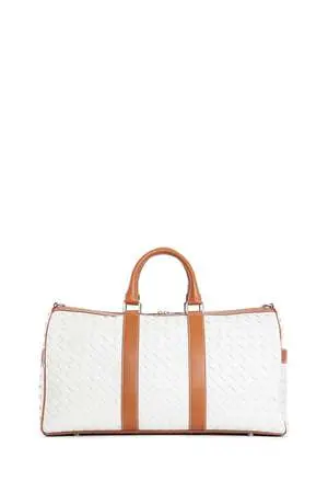 Bottega Veneta Intrecciato Duffle Bag - White