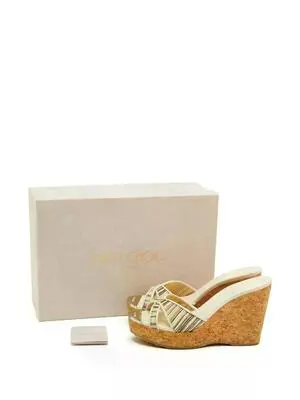 JIMMY CHOO Pandora Wedge Sandals