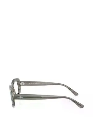 Ray-ban Oval Frame Eyeglasses - Grey