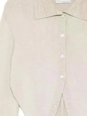 SYSTEM Curved Hem Cardigan