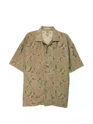 CHIAHUNG SU Hand-woven Patched Shirt