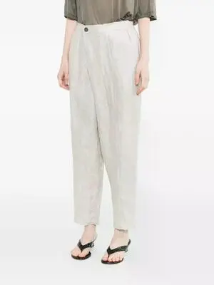 CHIAHUNG SU Hand-woven Yarn-dyed Trousers