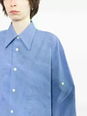 MARINA YEE Cornflower Classic Collar Shirt