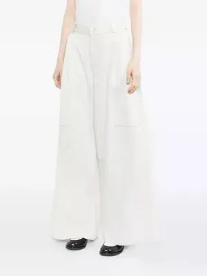 MARINA YEE Pleated Wide-leg Jeans