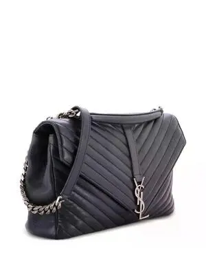 Saint Laurent Matelassé Chevron Leather Shoulder Bag