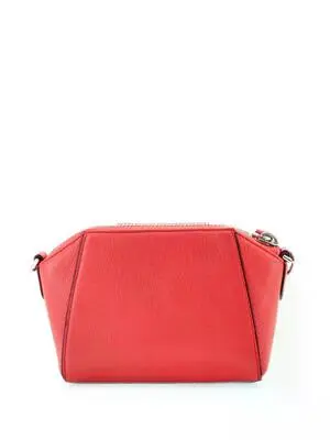 Givenchy Antigona Leather Nano Crossbody Bag - Red