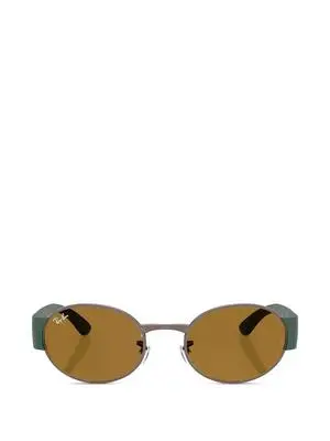 Ray-ban Oval Frame Sunglasses - Grey