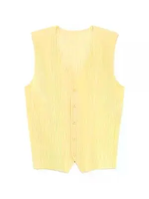 Issey Miyake Pleated Vests For Men