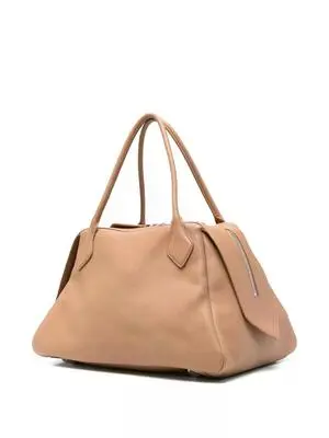 MINOBOSSI Abigail Large Pebbled Leather Tote Bag