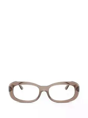 Ray-ban Oval-frame Glasses Neutrals