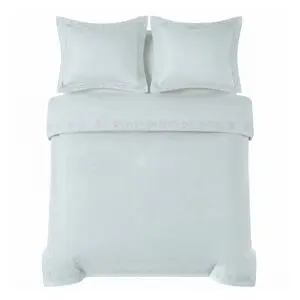PURE PARIMA Ariane Duvet Cover Set Spa - Silver