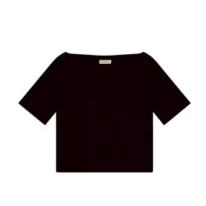 MARIANNE BY MARIE JORDANE Cléo Asymmetrical T-shirt - Black