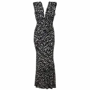 CHIARELLA Black / White Rugido Dress- Black & White Print - Black/white