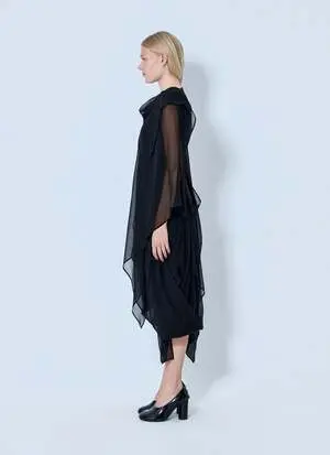 Yohji Yamamoto Asymmetrical Layered Dress