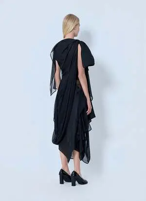 Yohji Yamamoto Asymmetrical Layered Dress