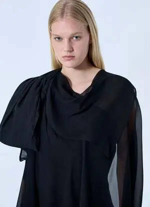 Yohji Yamamoto Asymmetrical Layered Dress