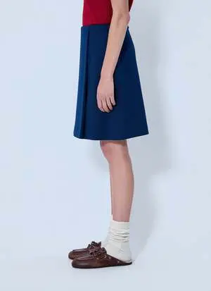 Miu Miu Technical Jersey Mini Skirt
