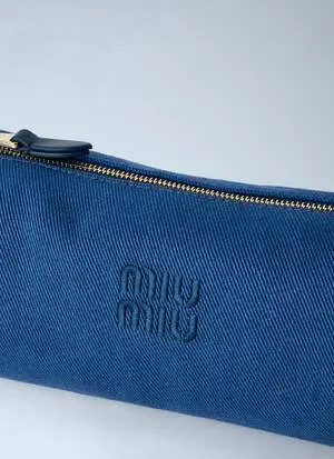 Miu Miu Gabardine Cylinder Shoulder Bag