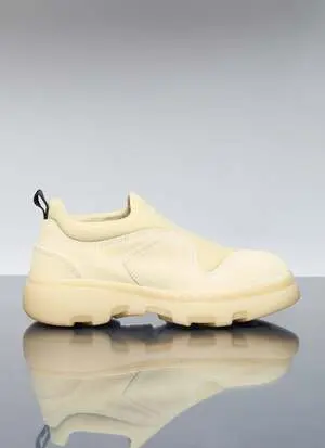 Burberry Suede Foam Sneakers - Yellow