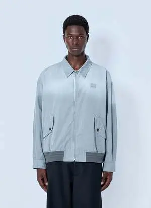 Miu Miu Cotton Blouson Jacket - Gray
