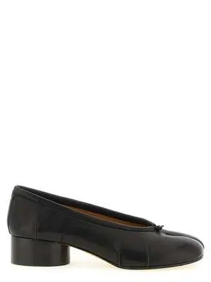 MAISON MARGIELA Tabi Ballet Flats In Grained Leather