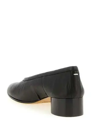 MAISON MARGIELA Tabi Ballet Flats In Grained Leather