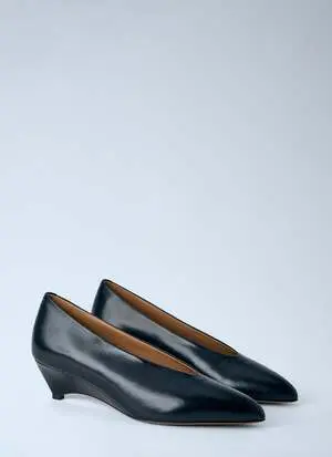 JIL SANDER Arc Pumps - Black