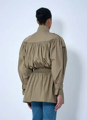 Chloé Gathered High-collar Jacket - Multicolor