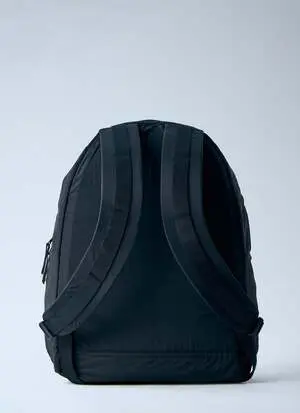 Stone Island Nylon Backpack With Front Zip Pocket - Black