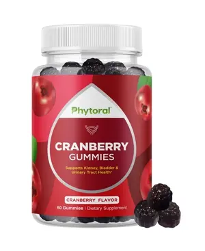 PHYTORAL Cranberry Extract Gummy Vitamins - No Color