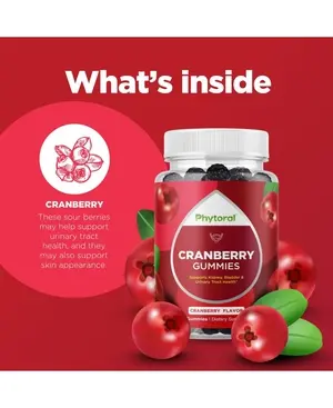 PHYTORAL Cranberry Extract Gummy Vitamins