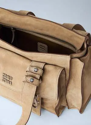 Miu Miu Structured Leather Handbag