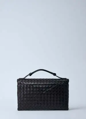 Bottega Veneta Knot Lock Crossbody Bag - Brown
