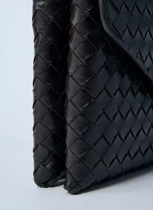 Bottega Veneta Knot Lock Crossbody Bag - Brown