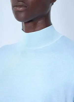 Prada Ribbed Turtleneck T-shirt