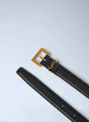 Saint Laurent Cassandre Thin Belt