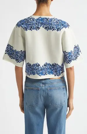 Ulla Johnson Alara Jacquard Knit Top