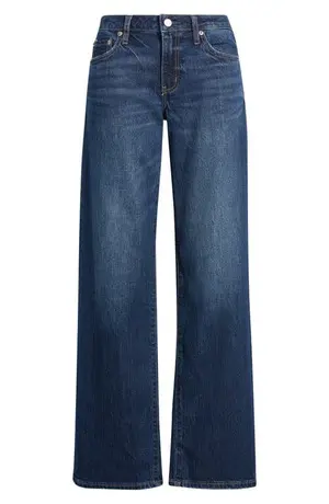 DAZE Keeper Distressed Straight Leg Jeans - Dark Authentic